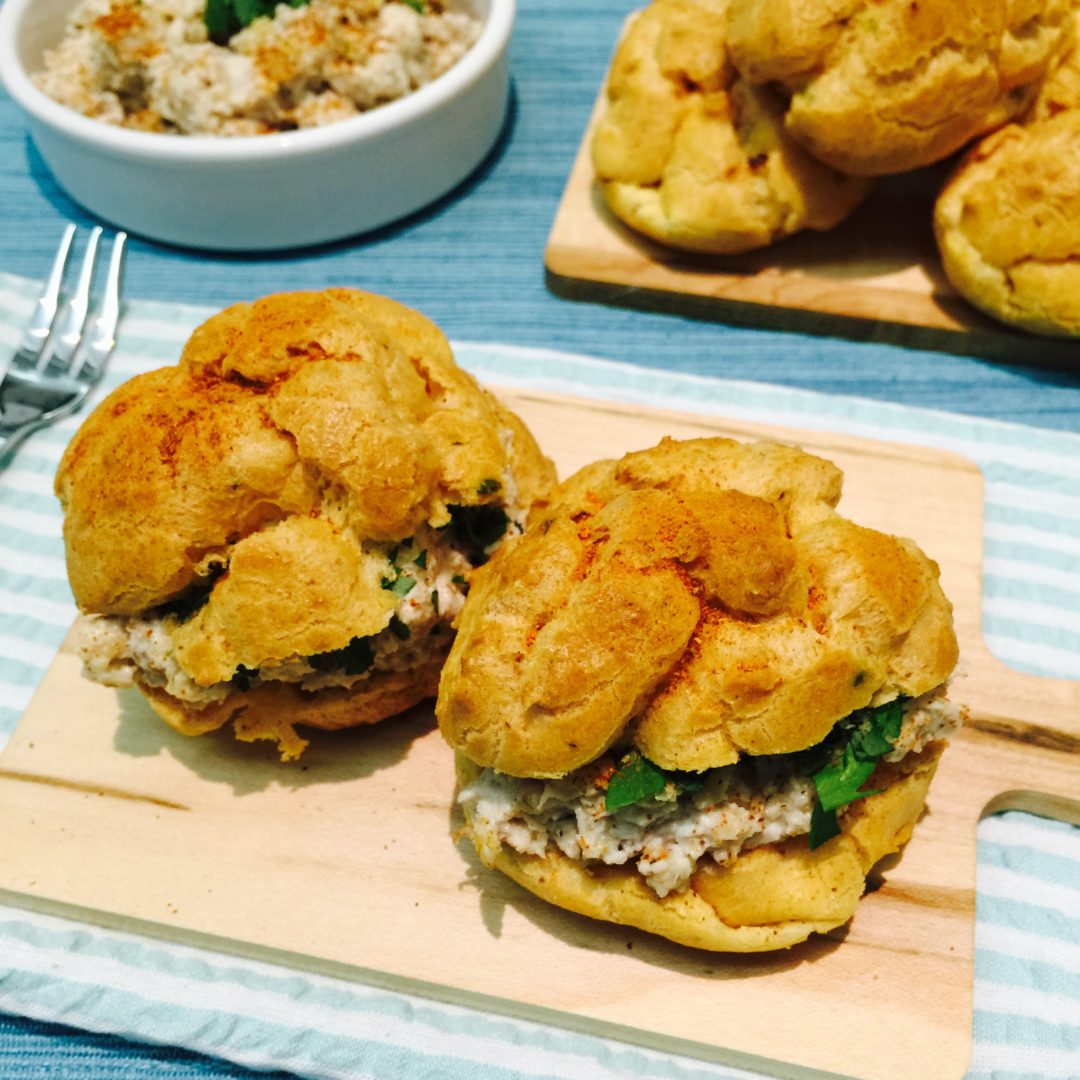 Circassian Chicken Choux Puffs - Tantalise My Taste Buds