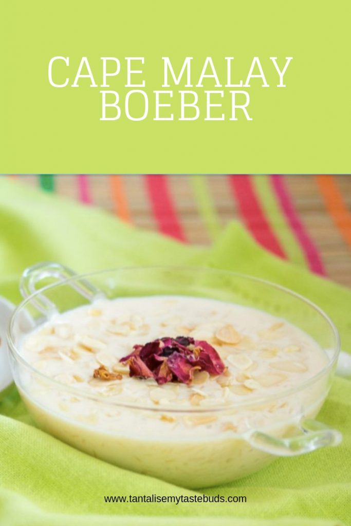 Creamy Cape Malay Boeber - Tantalise My Taste Buds