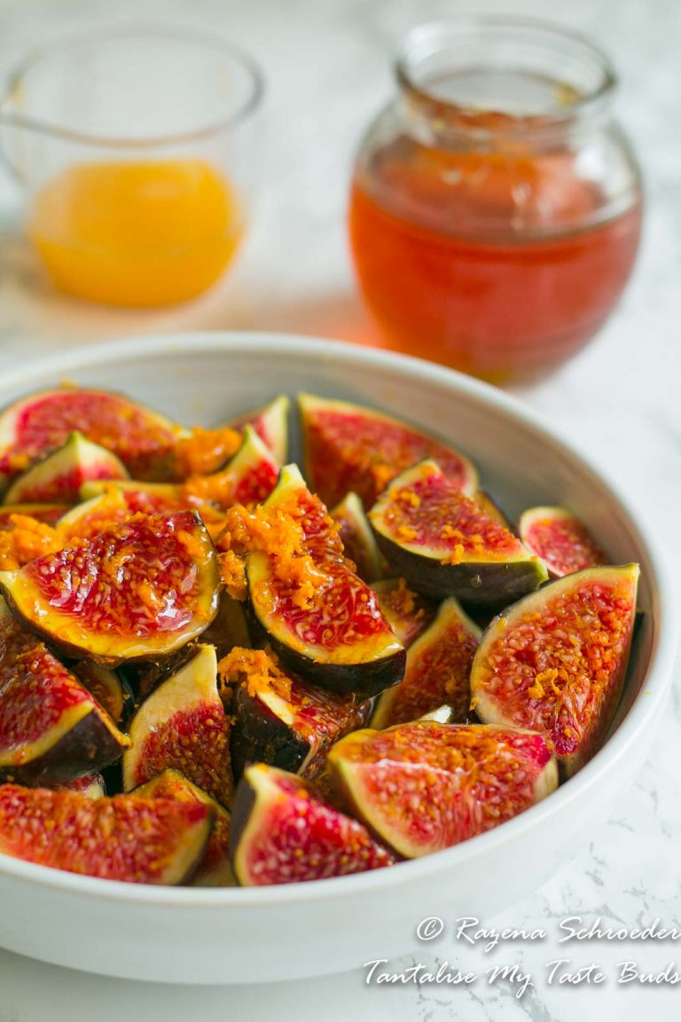 Roasted Figs With Honey And Orange - Tantalise My Taste Buds