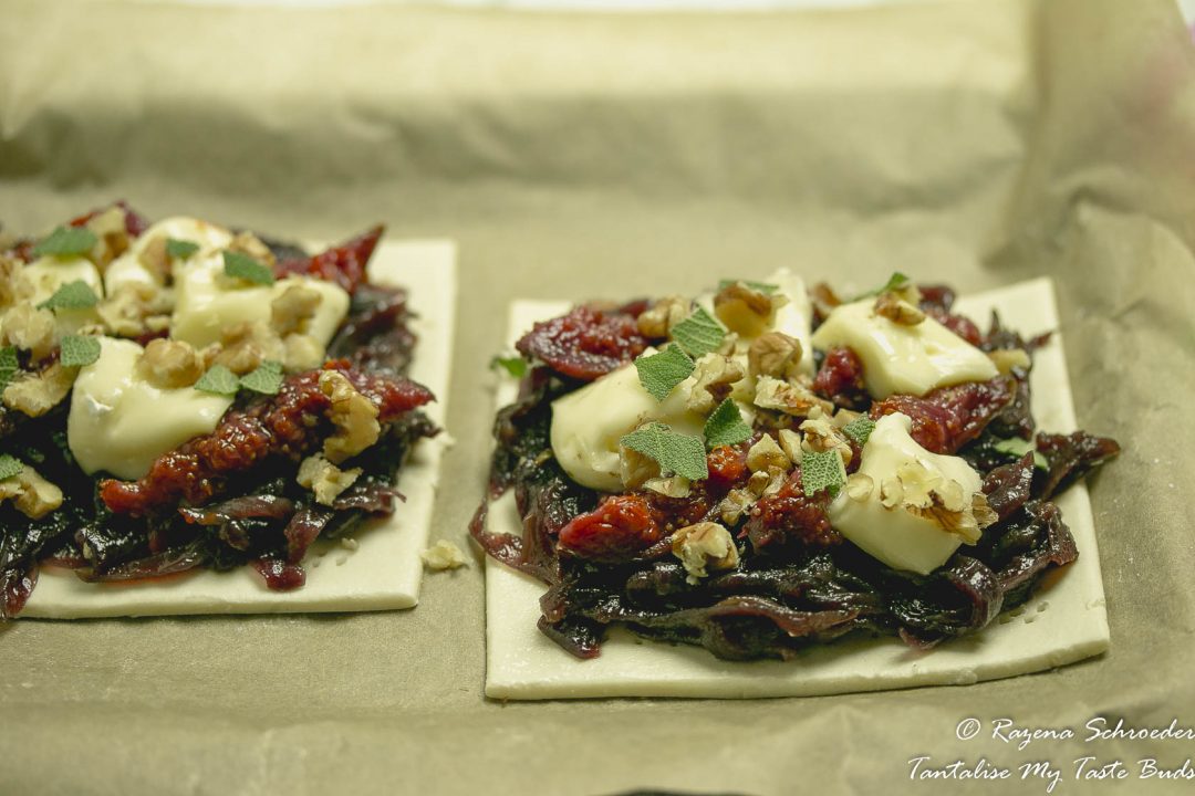 Caramelised Onion, Fig And Brie Tart Appetizer - Tantalise My Taste Buds