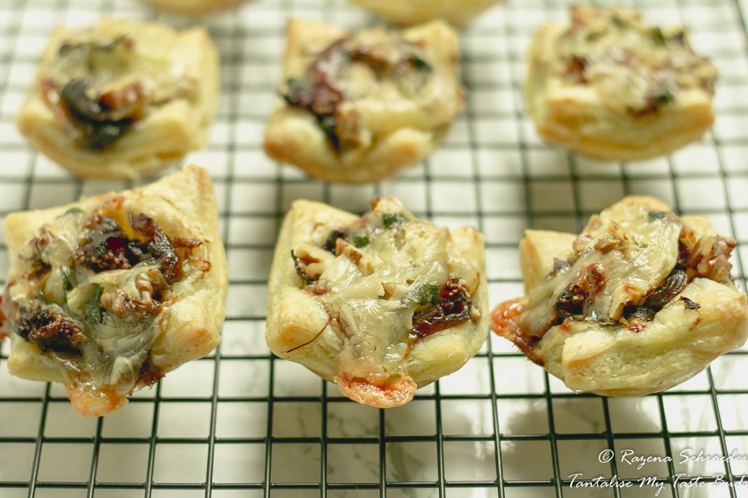 Caramelised Onion, Fig And Brie Tart Appetizer - Tantalise My Taste Buds