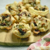 Caramelised Onion, Fig And Brie Tart Appetizer - Tantalise My Taste Buds