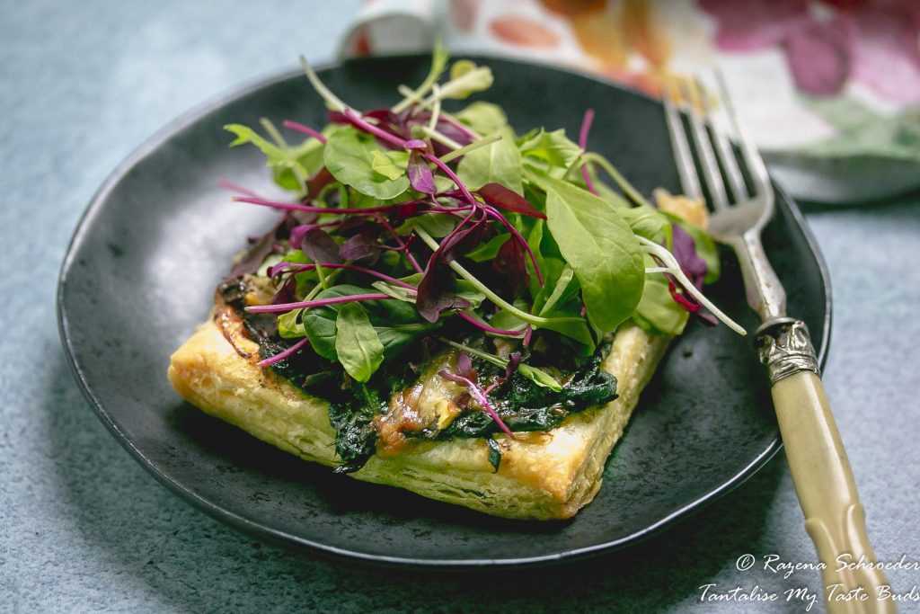 Caramelised Onion, Fig And Brie Tart Appetizer - Tantalise My Taste Buds