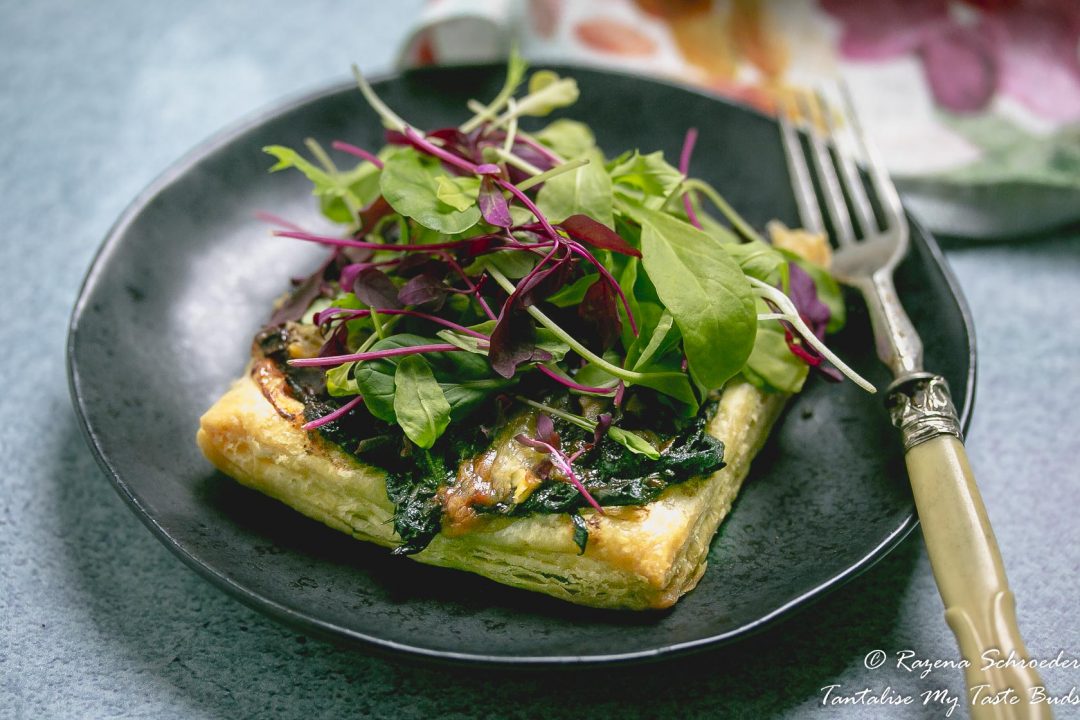 Caramelised Onion, Fig And Brie Tart Appetizer - Tantalise My Taste Buds