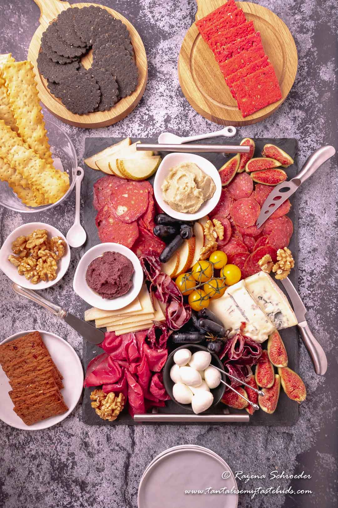 Meat And Cheese Platter (Antipasto Board) - Tantalise My Taste Buds