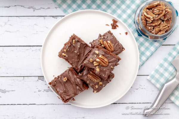 Best Ever Moist Chocolate Slab Cake - Tantalise My Taste Buds