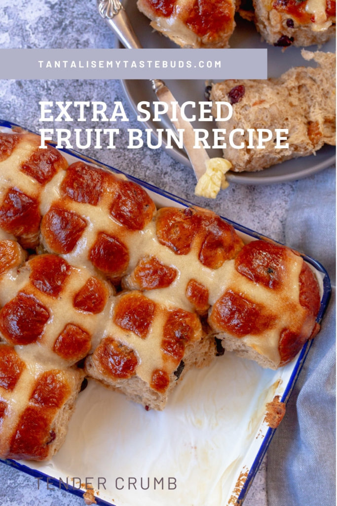 Extra Spiced Fruit Bun Recipe - Tantalise My Taste Buds