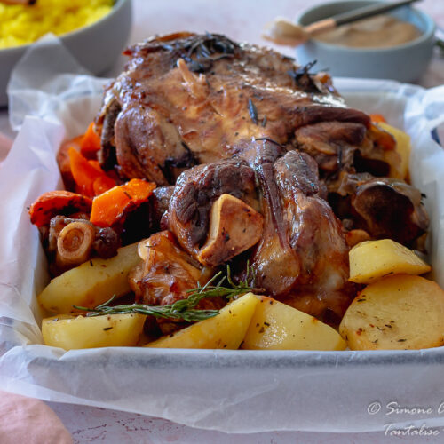 Roasted Bone-in Leg Of Lamb - Tantalise My Taste Buds
