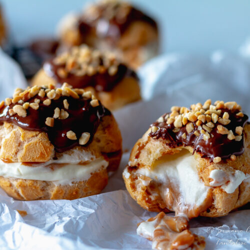 Chocolate Cream Puffs (choux à La Crème) - Tantalise My Taste Buds