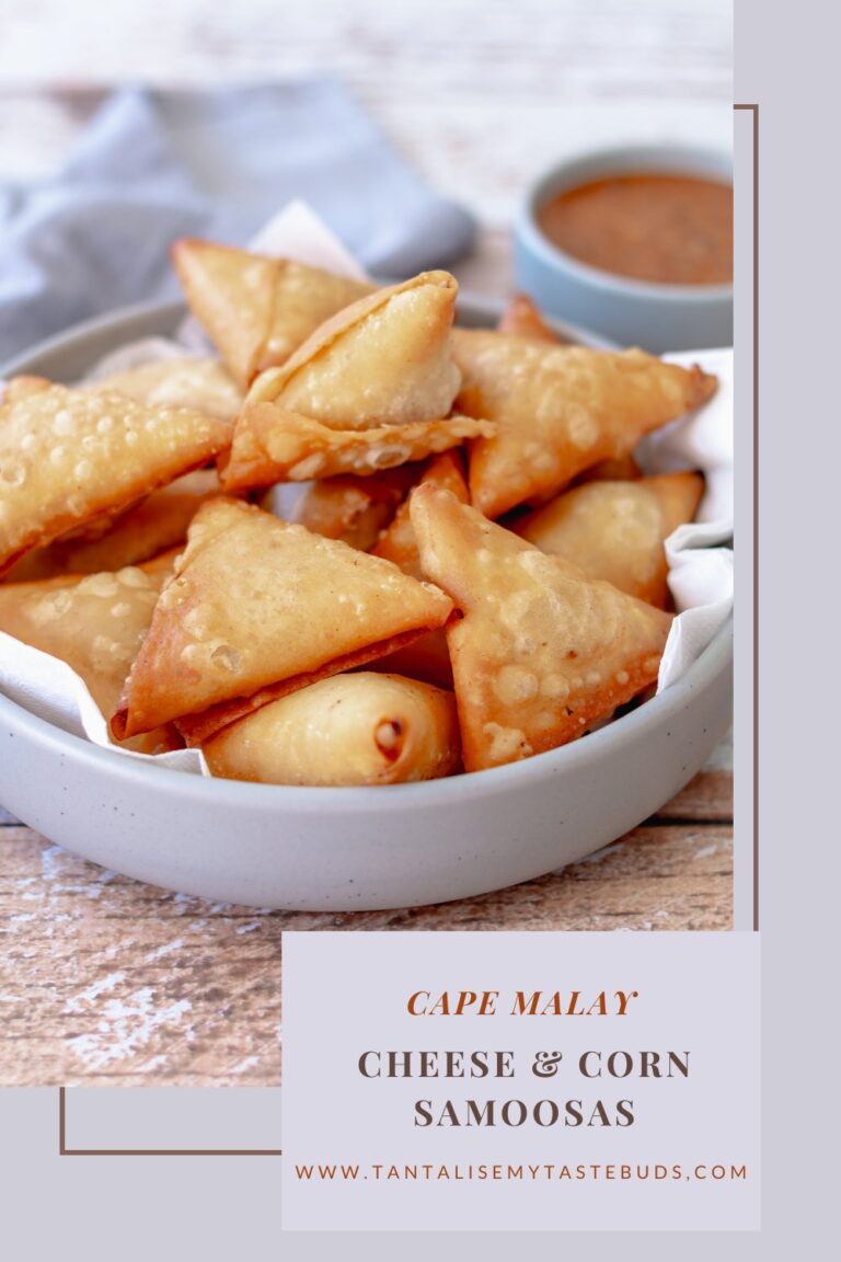 Cheese And Corn Samoosas - Tantalise My Taste Buds