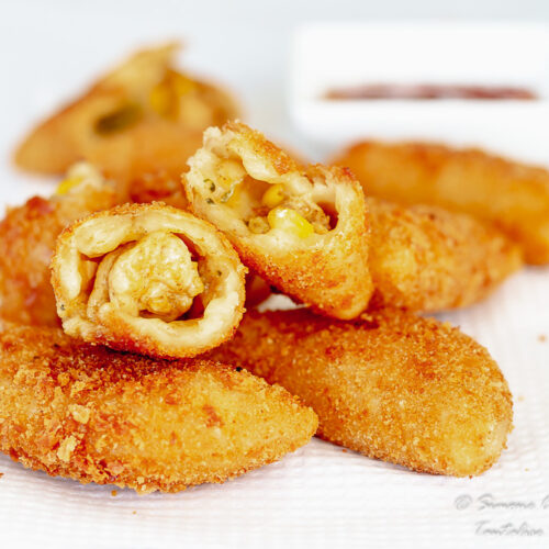 Creamy Chicken Half Moon Recipe - Tantalise My Taste Buds